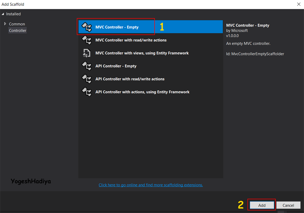 First Website/Project Of ASP.NET Core